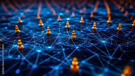 Image Focusing On The Theme Of Cybersecurity Within A Digital Network A Firewall Is Visualized