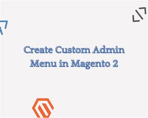 how to implement a custom admin menu in magento 2 affinity reader