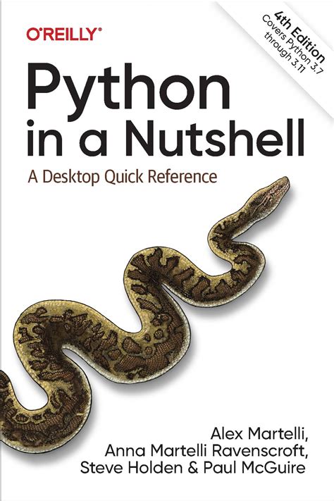 کتاب Python in a Nutshell پایتون به طور خلاصه چاپ سال