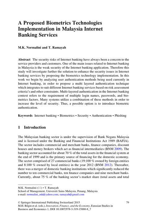 Pdf A Proposed Biometrics Technologies Implementation In Malaysia