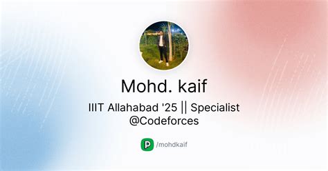 Mohd Kaif • Peerlist