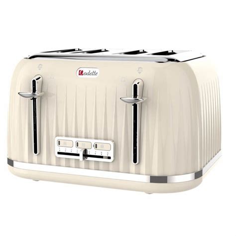 Odette Jukebox Series 4 Slice Retro Bread Toaster 4 Slice Toaster