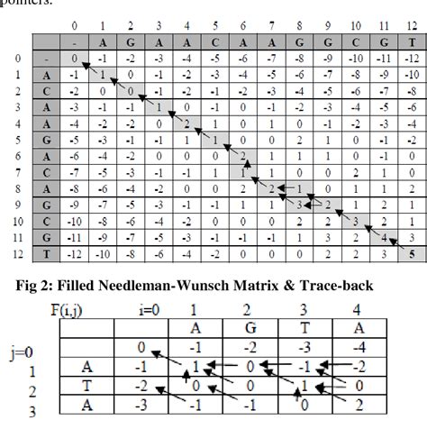 Figure 2 From Fast Dynamic Algorithm For Sequence Alignment Based On