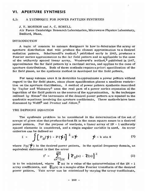 A Technique For Power Pattern Synthesis Ieee Conference Publication Ieee Xplore