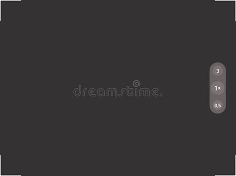 Photo Camera Frame Cross Viewfinder Template Vector Illustration With