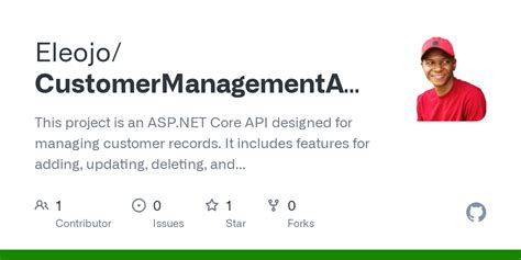Github Eleojocustomermanagementapi Withautomapper This Project Is