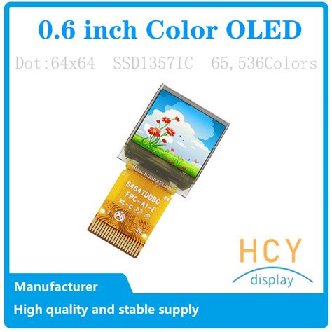 Full Color Oled Panel For Healthcare Portable Devices And