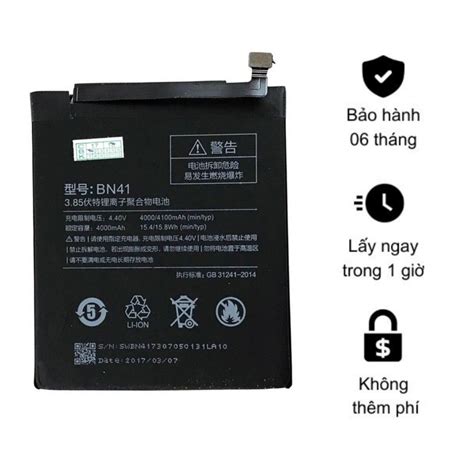 Thay pin Xiaomi Redmi Note 7 Pro chính hãng Orizin chính hãng Lấy liền