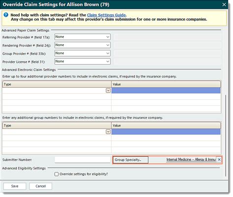 Rejected At Clearinghouse Billing Pay To Provider Taxonomy Code