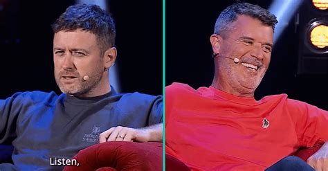 Watch Roy Keane Was Cracked Up By Conor Moores Impression Of Him Ballsie