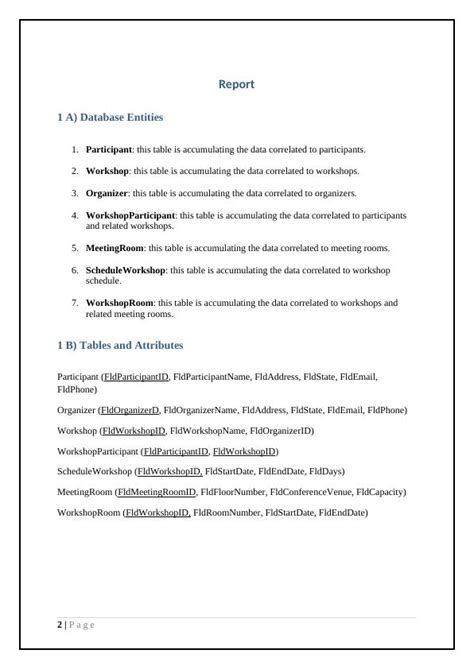 data and information management assignment 2 report desklib