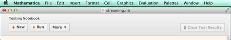 Get Rid Of Testing Notebook Toolbar Mathematica Stack Exchange