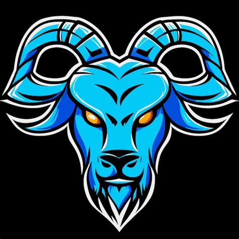 Premium Vector Dominant Goat Head Vector Premium Vector Dominant Goat Head Vector