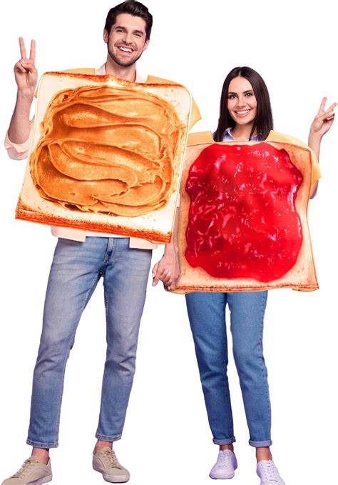 Toulite 2 Pcs Couple Halloween Costumes For Adults Funny