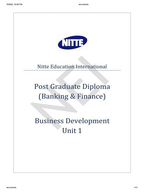 Business Development Unit 1 Pdf
