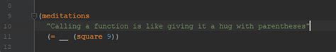this clojure tutorial is so wholesome r programmerhumor