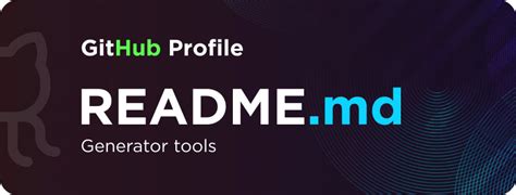 Github Profile Readme Generator Tools By Aaditya Mishra Medium