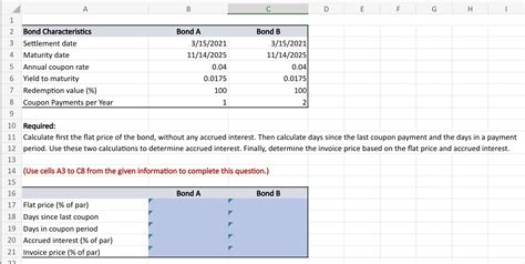 please show work with excel