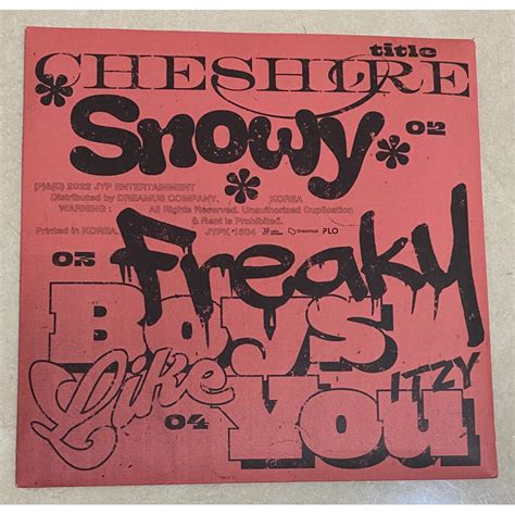 Jual ALBUM ITZY CHESIRE Shopee Indonesia