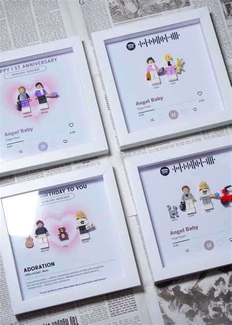 Custom Lego Inspired Music Frame Unique T For Loved Ones In 2025