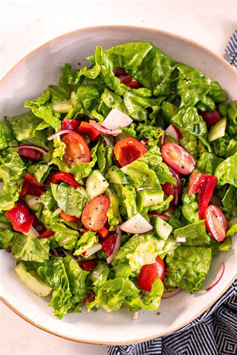 Side Salad With Lemon Honey Vinaigrette Mindtohealth