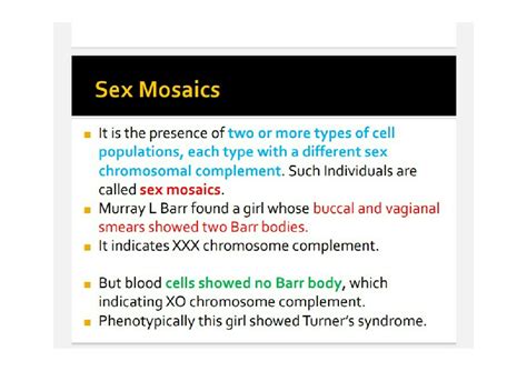 Sex Mosaics Note Zoology Studocu