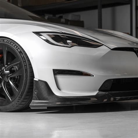 Unplugged Performance Launches Tesla Model S Autobahn Carbon Fiber Front Diffuser