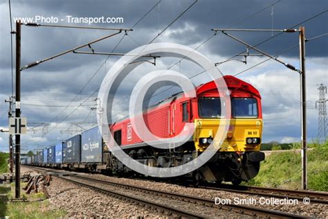 Class 66 No66117 Db Red Livery Photo Transport