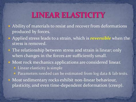 1 Rock Elasticity