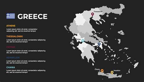 Greece Infographics Map Editable PPT Keynote