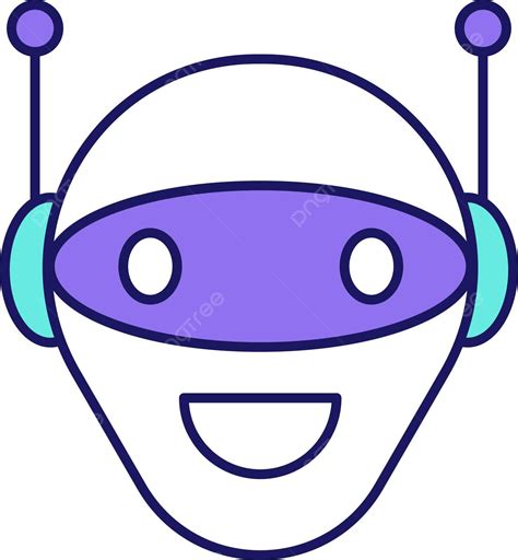 Chatbot Color Icon Artificial Bot Vector Vector Artificial Bot Vector Png And Vector With