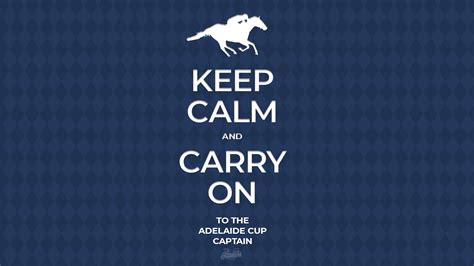 Keep Calm And Carry On To The Cup