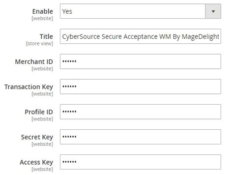 magedelight cybersource secure acceptance magento 2 extension firebear