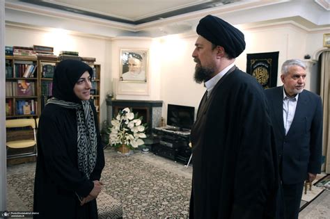 گپ و گفت سید حسن خمینی با همسر و فرزندان زهرا شجاعی عکس خبرآنلاین