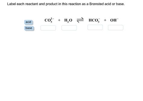 solved label each reactant and product in this reaction as a