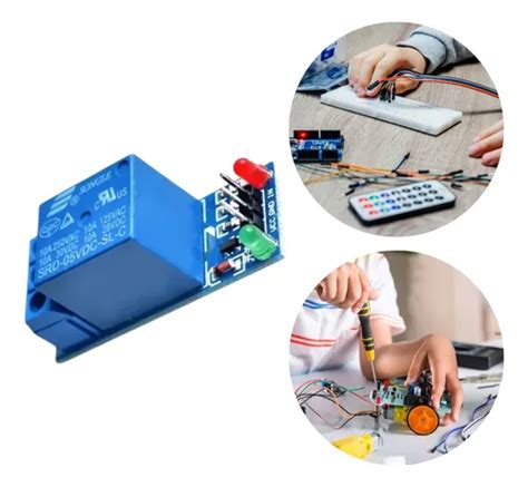 Módulo Relé 5v 1 Canal Com Led Indicador De Arduino C Nota Mercadolivre