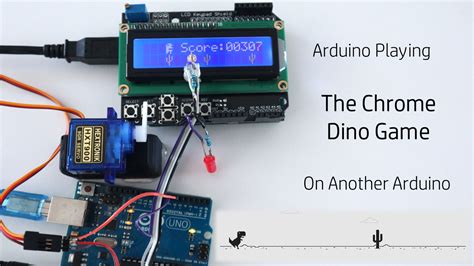 An Arduino Playing The Chrome Dino Game On Another Arduino The Diy Life