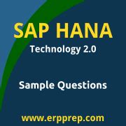 Free SAP HANATEC Certification Sample Questions And Answers ERPPrep