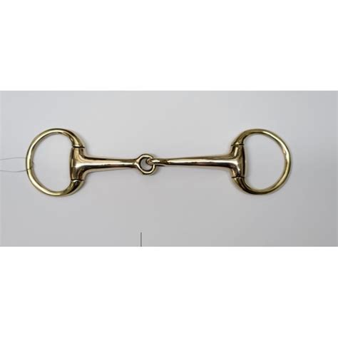 Brass Eggbutt Snaffle Bit For Ponies Horses Warehouse