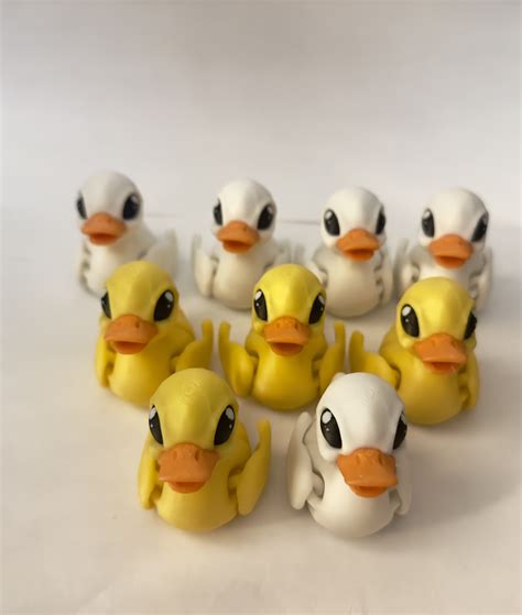 3d Printable Tiny Duck By Cinderwing3d
