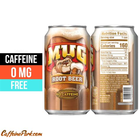 Mug Root Beer Caffeine Content How Much Is In