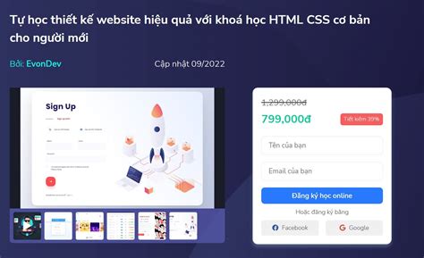 Tự Học Thiết Kế Website Hiệu Quả Với Khóa Học Html Css Từ Cơ Bản Tới Nâng Cao Cho Người Mới