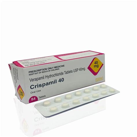 Verapamil Hydrochloride Tablet 120 Mg At Best Price In India