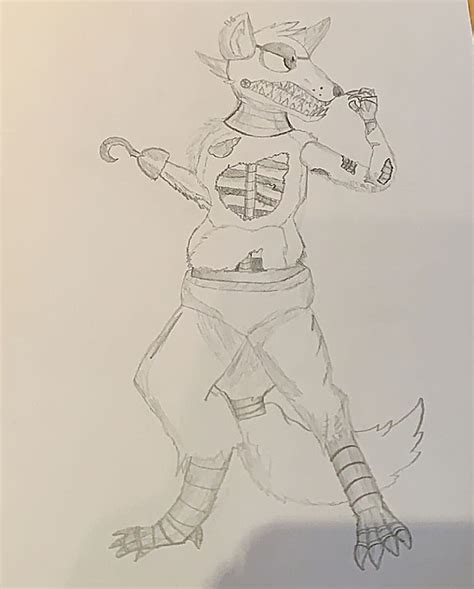 Five Nights At Freddys Foxy Drawing