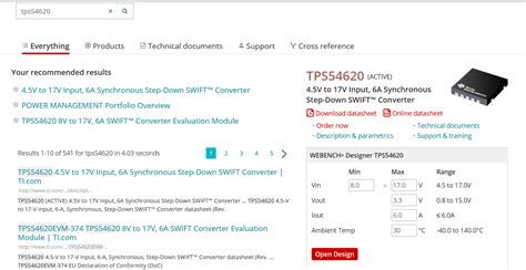 WEBENCH Tools Change Component Simulation Hardware System Design Tools Forum Simulation