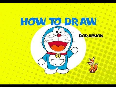 How To Draw Doraemon STEP BY STEP GUIDE DRAWING TUTORIAL GUIDE Foxy Foxy Foxy
