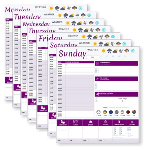 Ready Made OneNote Planners Calendars