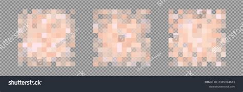 Censor Pixel Sign Set Transparent Nudity Stock Vector Royalty Free 2385394653 Shutterstock