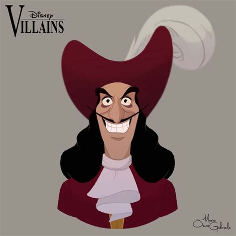 Captain Hook Disney Villain Artwork Captain Hook Villain Captain