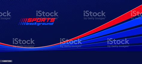 텍스트 포스터 배너 또는 광고 템플릿 스포츠 게임 또는 레이싱 및 달리기 활동을위한 장소가있는 스포츠 추상 벡터 배경 3d 차원 벡터 디자인 배경 주제에 대한 스톡 벡터